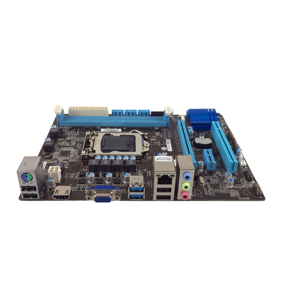 ชิปเซ็ตเมนบอร์ด Intel B75 LGA 1155 เมนบอร์ดสำหรับเล่นเกม DDR3 8GB Ram ...